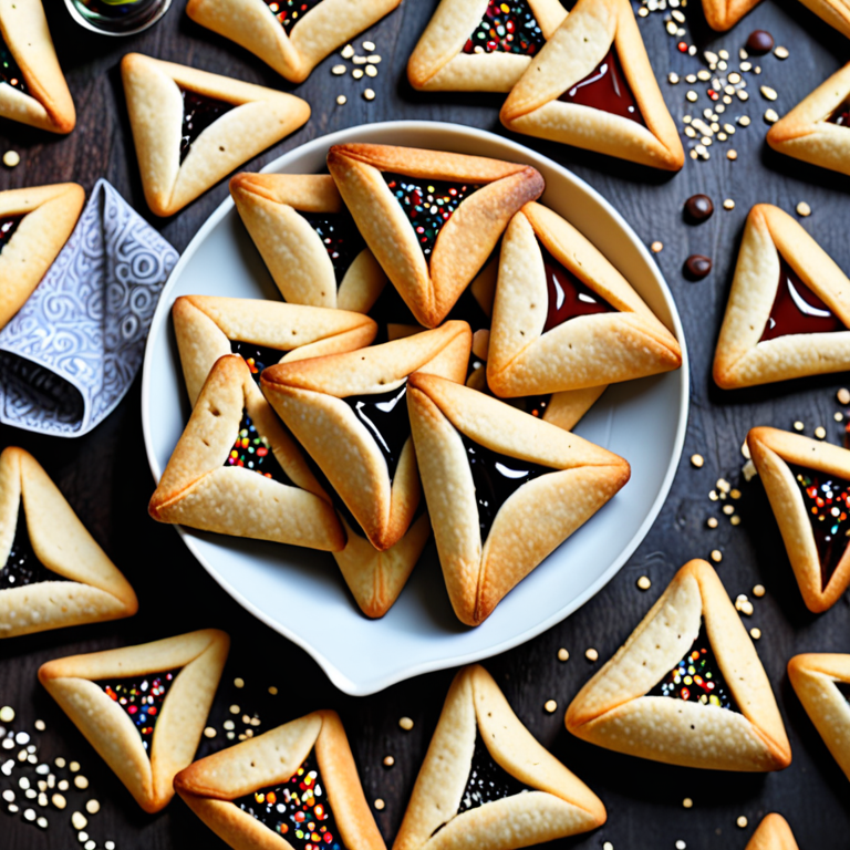 hamentashen cookie clipart style