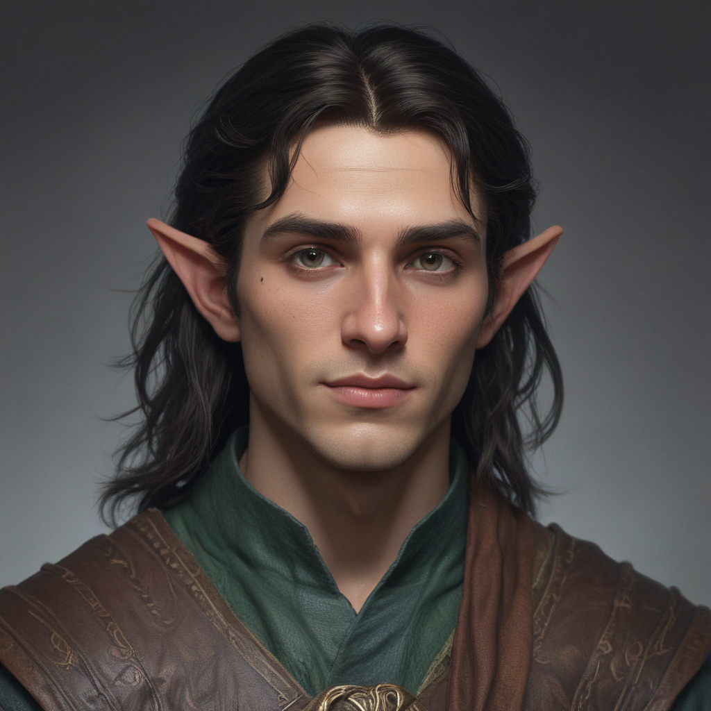 Male Half Elf Sorcerer