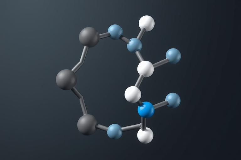 Three-Dimensional Representation of a Complex Chemical Molecule ...