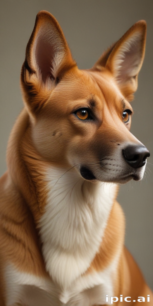 A Majestic Dog Portrait Showcasing Beautiful Features and Captivating ...
