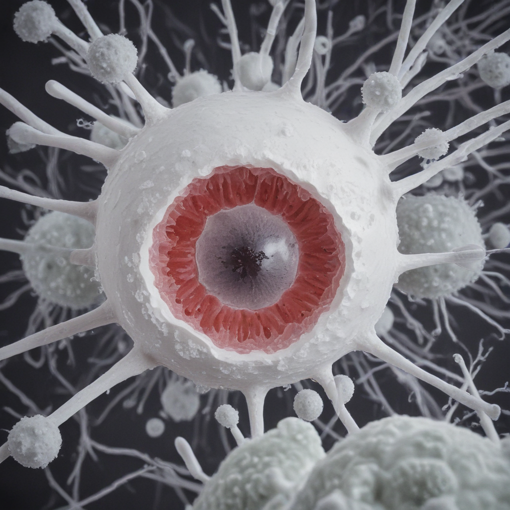 white blood cell eating microbe