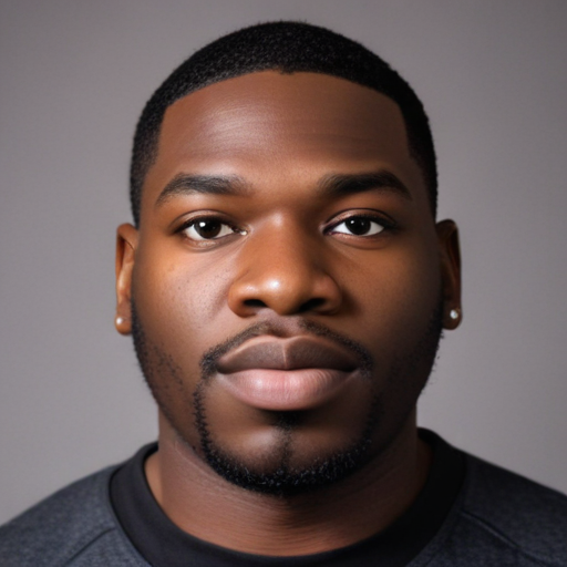 Big black man