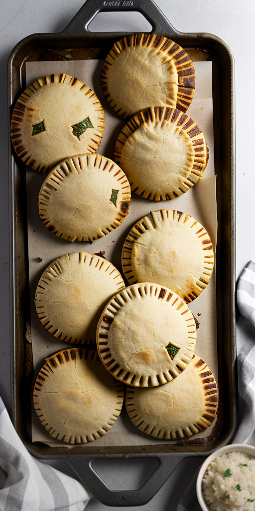 Deliciously Baked Savory Hand Pies Perfect for Any Meal or Snack