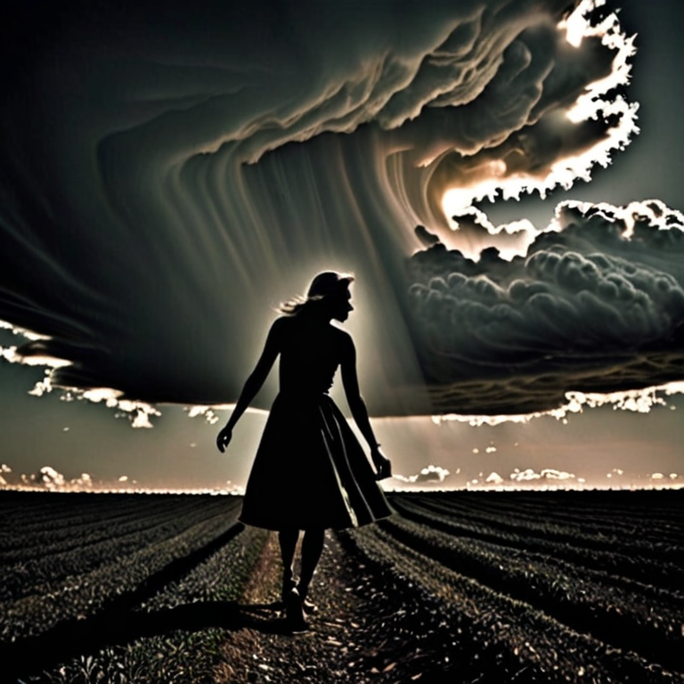 whispers visual storm surreal art shadow