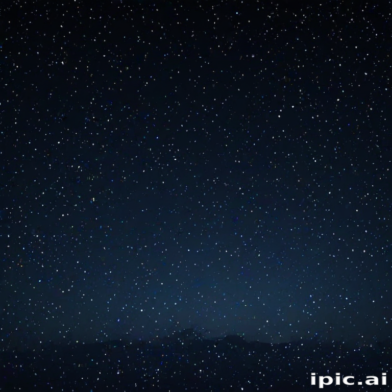 Endless Night Sky Filled with Twinkling Stars and Distant Galaxies