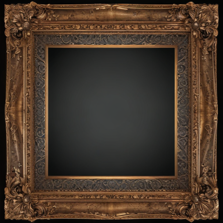 Elegant Vintage Picture Frame Ready to Hold Your Cherished Memories