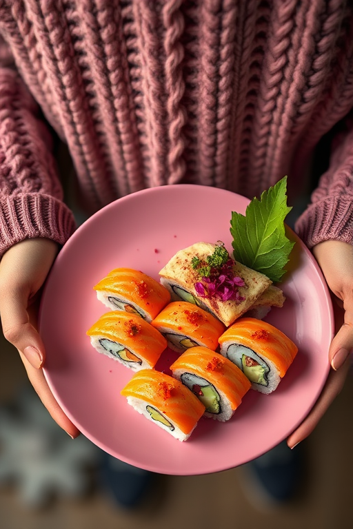 Deliciously Arranged Sushi Platter Featuring Fresh Salmon and Colorful ...