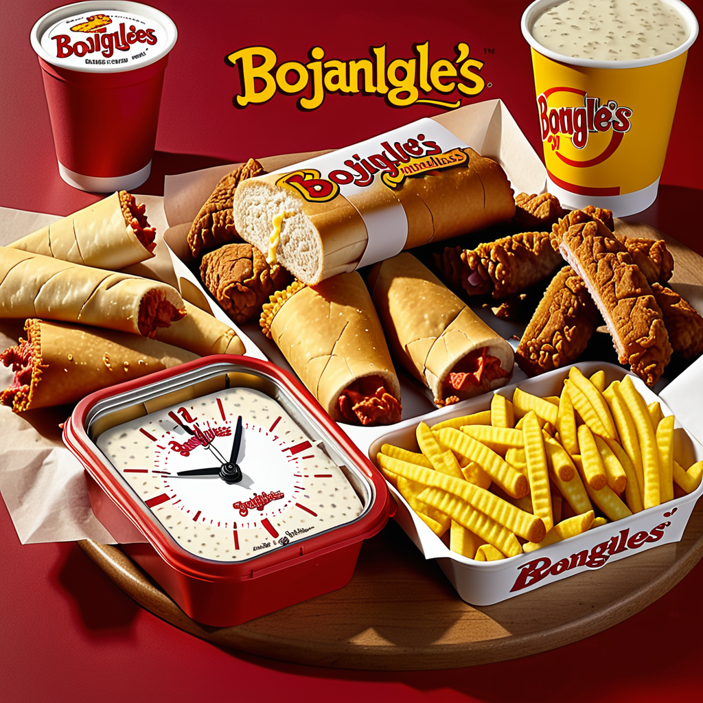 Delicious Bojangles Feast Featuring Tasty Chicken, Fries, and Sweet Tea ...
