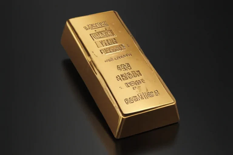 A Gleaming Gold Bar: The Symbol of Wealth and Prosperity