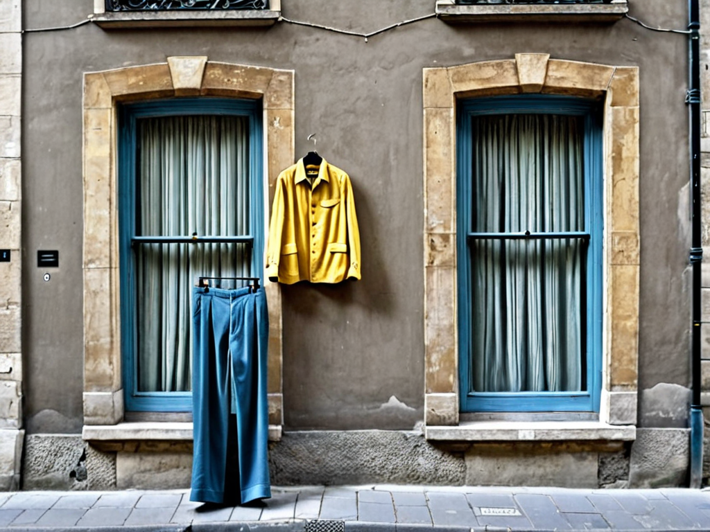 décor rue sombre débur XIXème siècle, un homme trapu, misérable avec ...