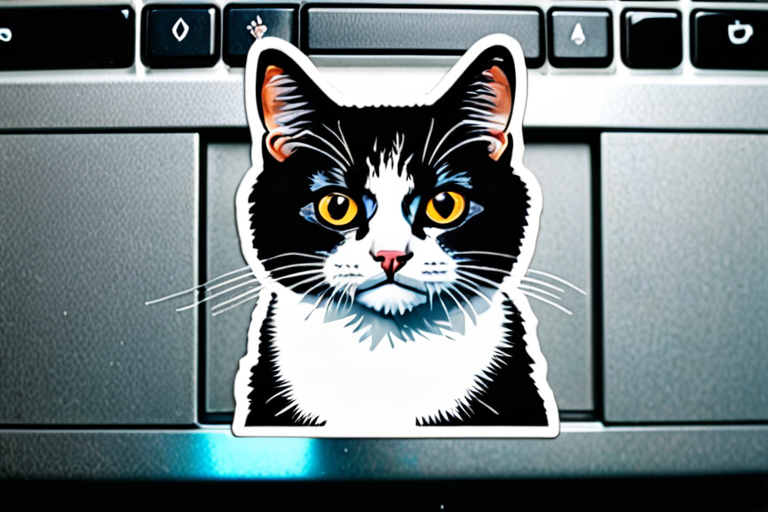 My cat is my best friend sticker no background