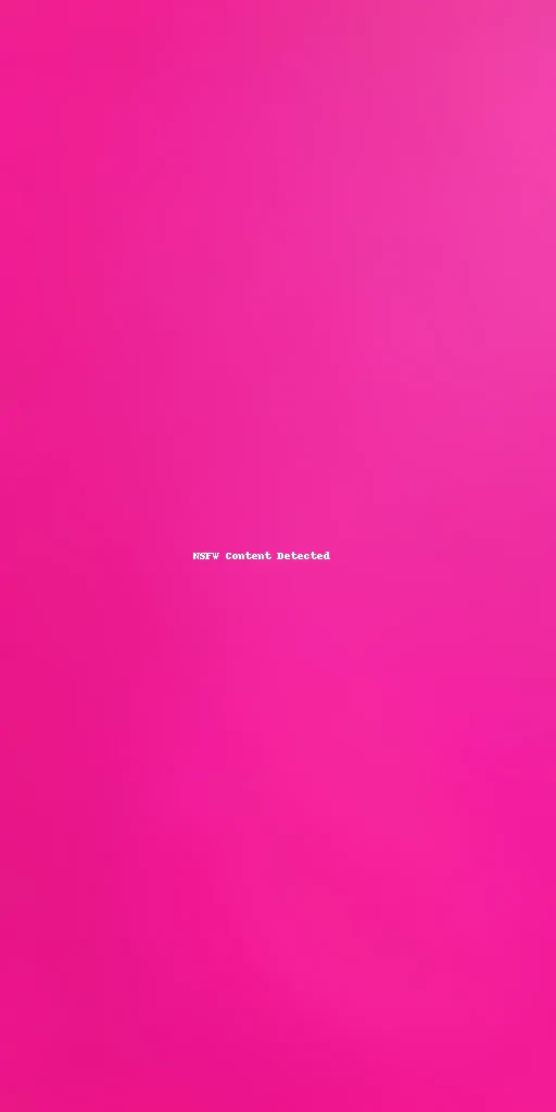 Bright Pink Background with Warning Text About Inappropriate Content ...