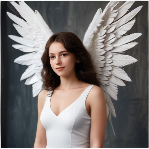Girl with wings
