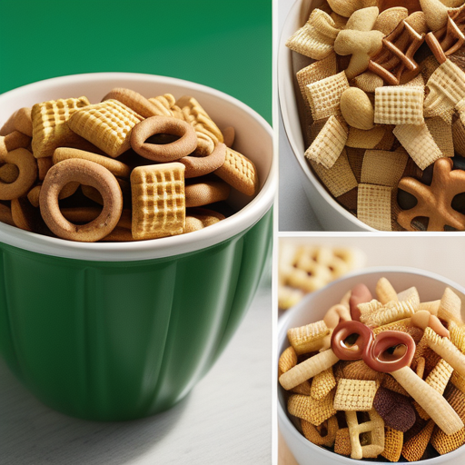 A Colorful Array of Crunchy Snack Foods in a Charming Bowl.
