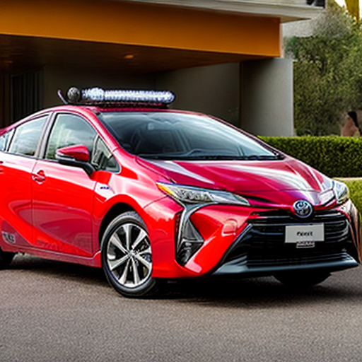 Toyota Prius with a Machine Gun