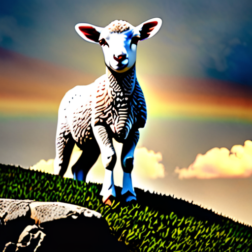 The Lamb of God from the book of revelation