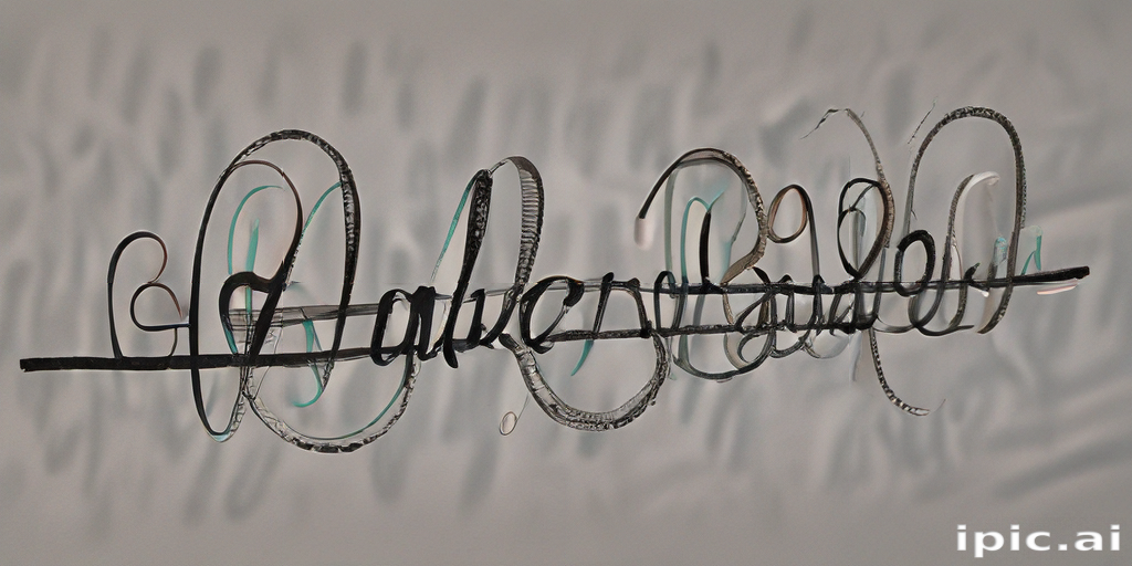 Intricate Metal Sculpture Displaying the Artistic Expression of Fluid ...