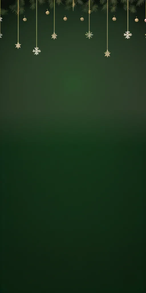 Elegant Holiday Background with Green, Gold, and Festive Decorations ...