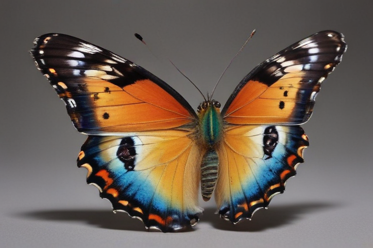 Beautifully Vibrant Butterfly Displaying Stunning Colors and Intricate ...