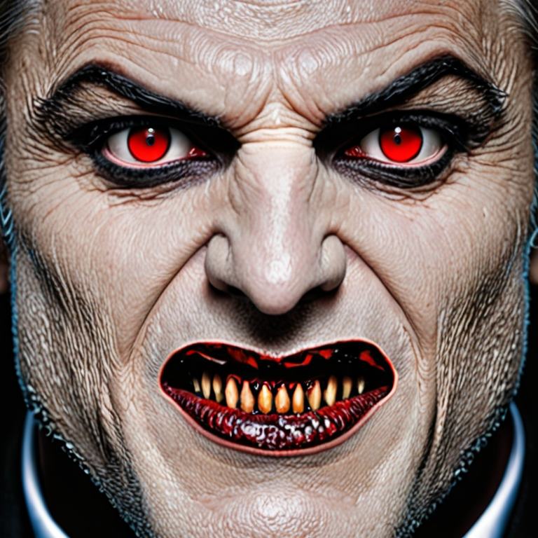 Vampire face