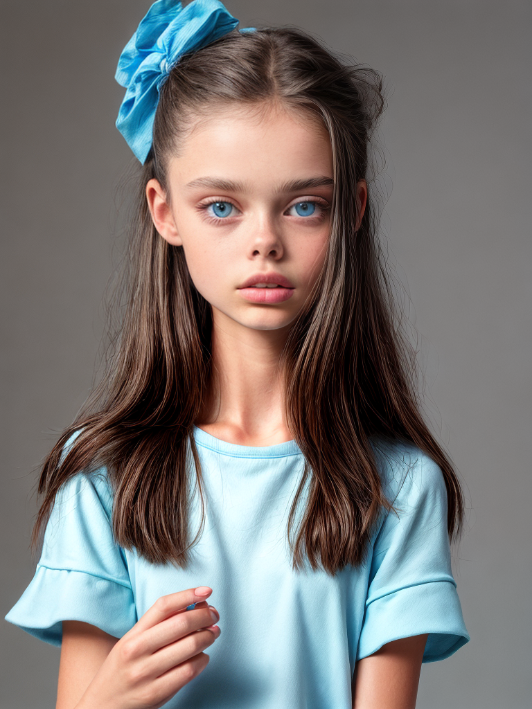 Meika Woollard Selfie Face With Blue Lips