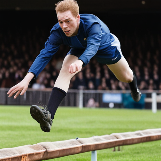 King Charles III high jump