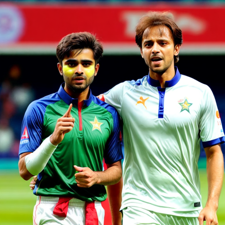 BABAR AZAM AND IMRAN KHAN