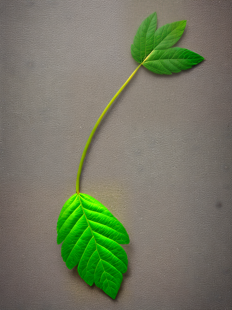 Leaf with technology