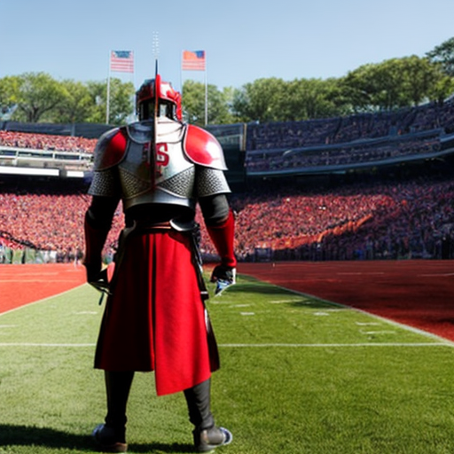 Rutgers scarlet knights acting as the knight watch from game of thrones ...