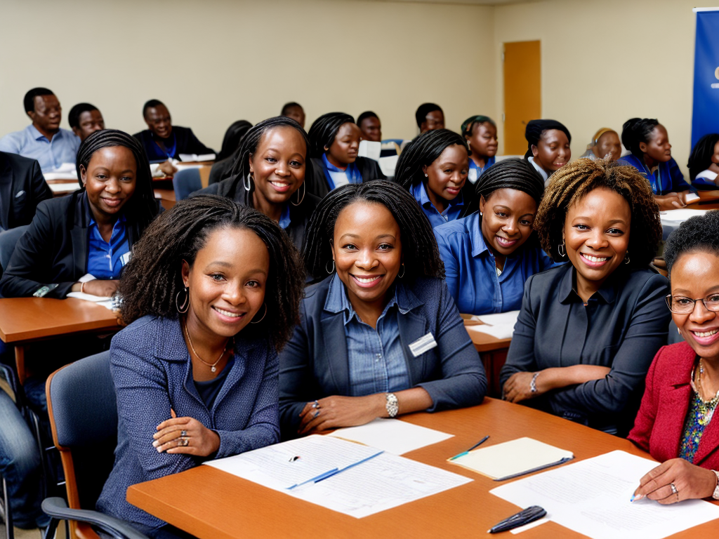 Generate a full image content of ECD Practitioners attending training ...