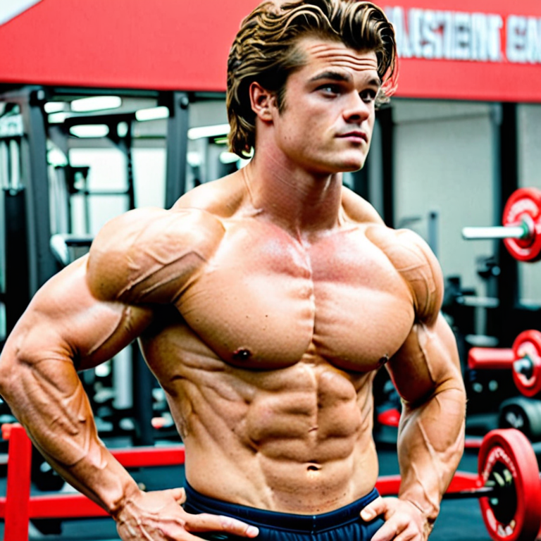 steve harrington bodybuilder skinny to muscle transformation