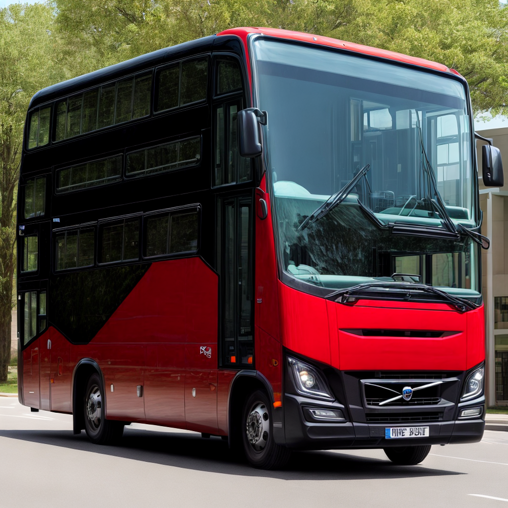 Volvo bus high-deck coach
