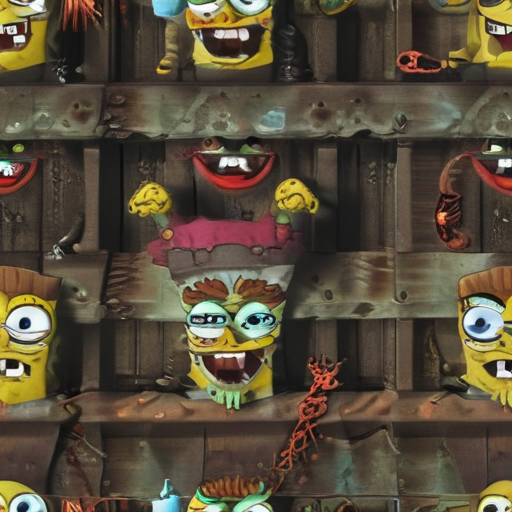 spongebob the movie horror movie very scary
