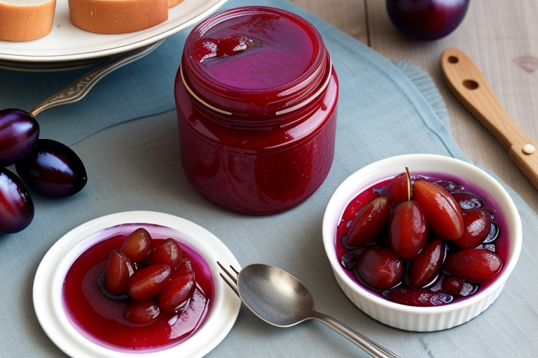 Delicious Raspberry Jam in Jars Accompanied by Fresh Raspberries and ...