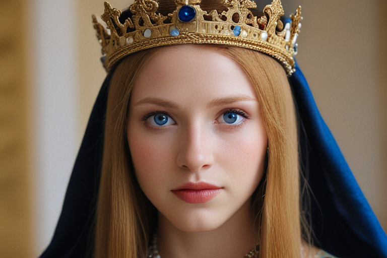 realistic photo of queen Katherine of Aragon in real life with ...