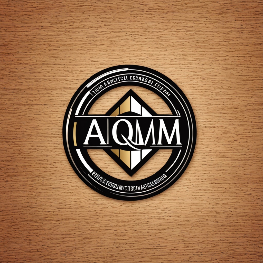 create a logo of AQM Data Collection TEAM