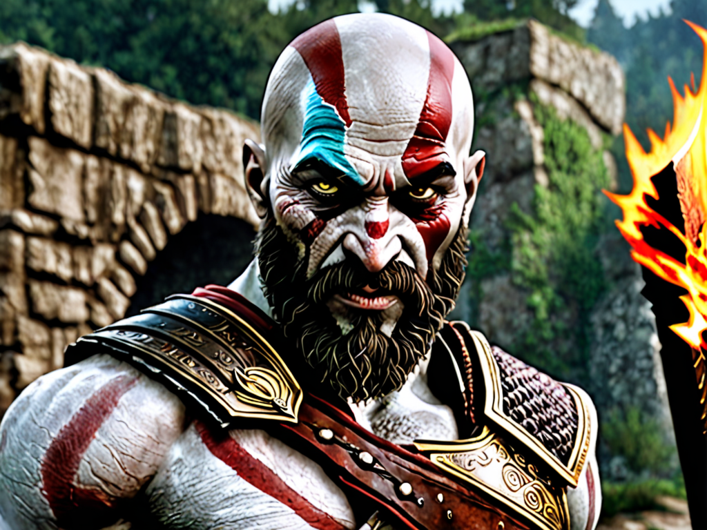 Real kratos god of war