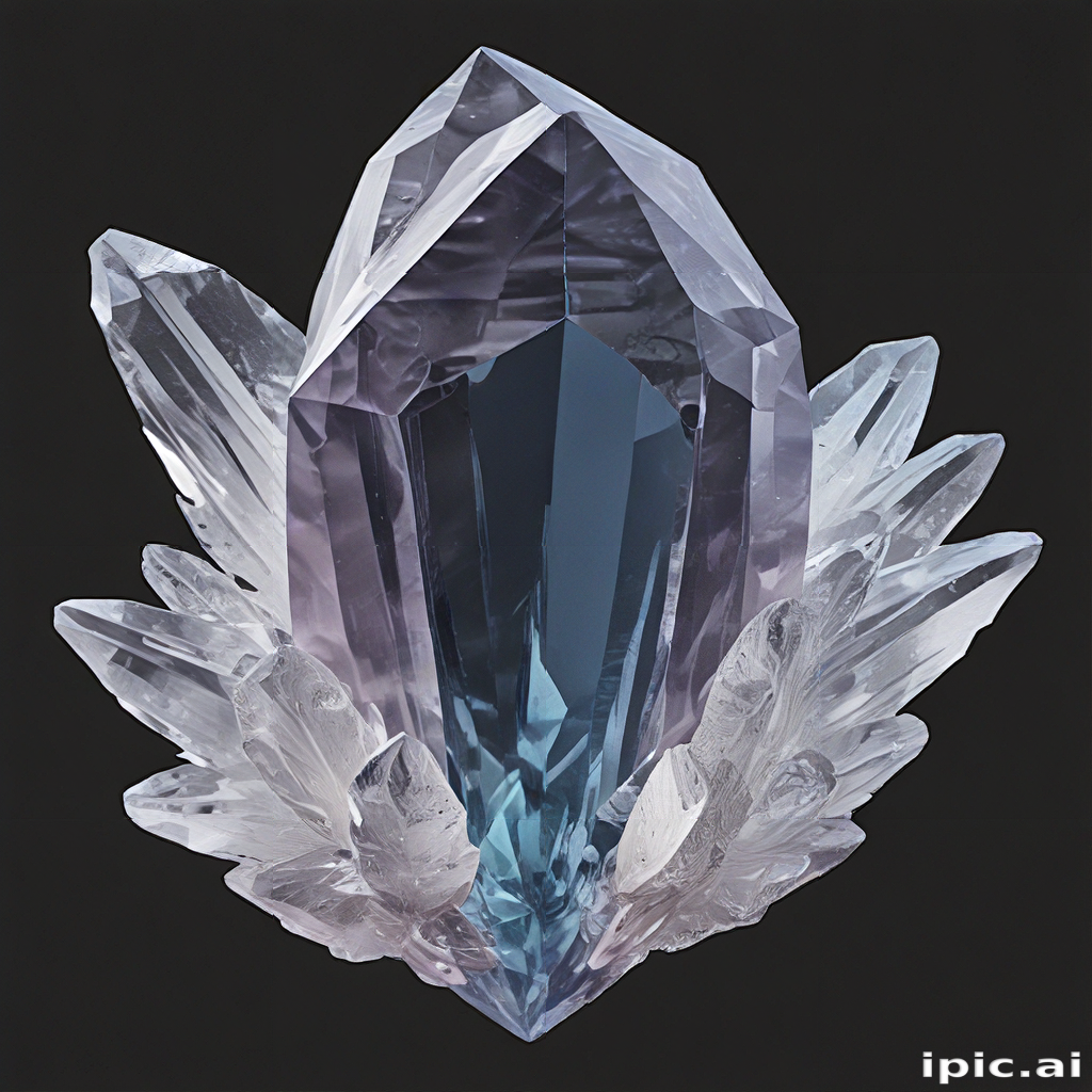 Stunning Amethyst Crystal Cluster Displaying Intricate Geometric ...