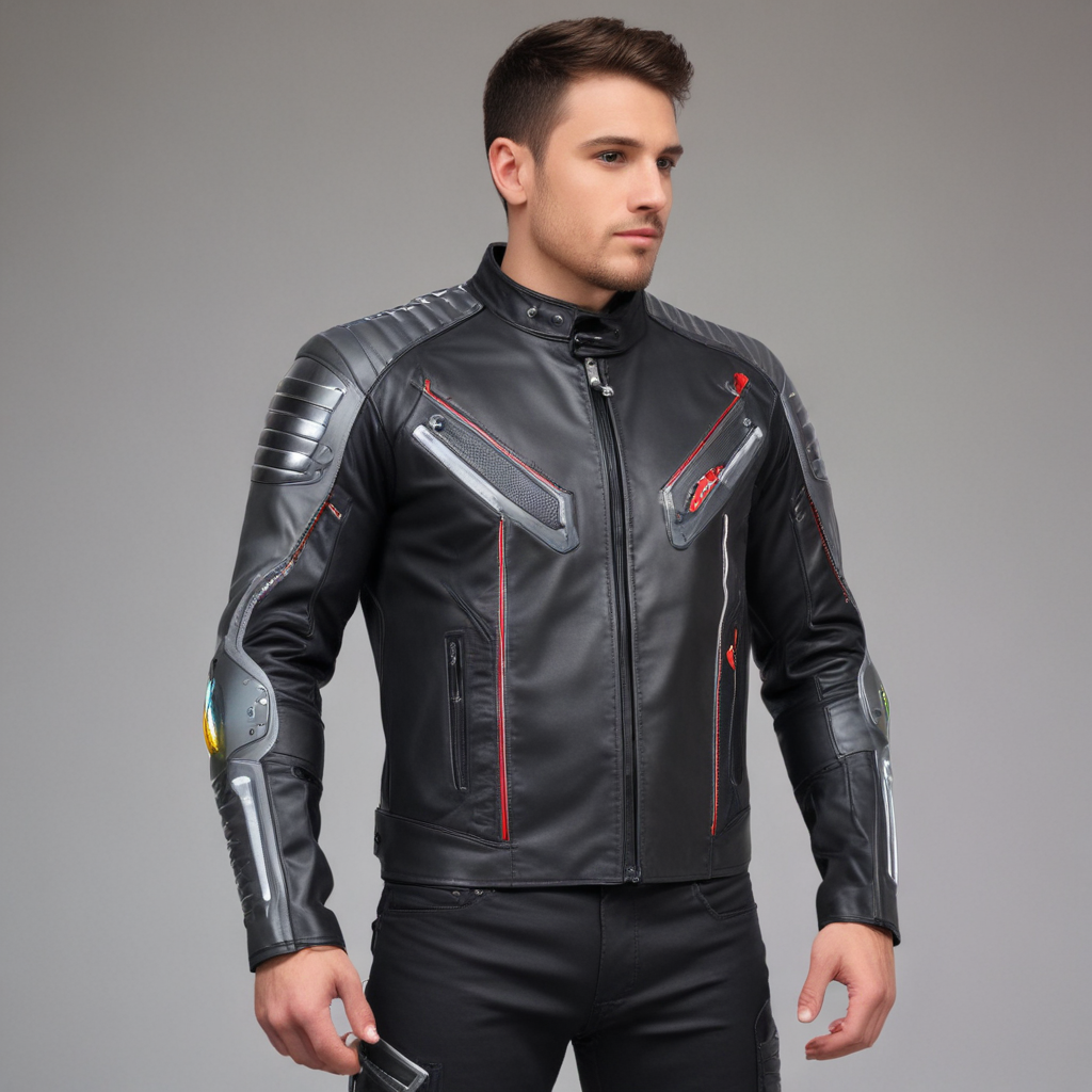 motorcycle futuristic jacket