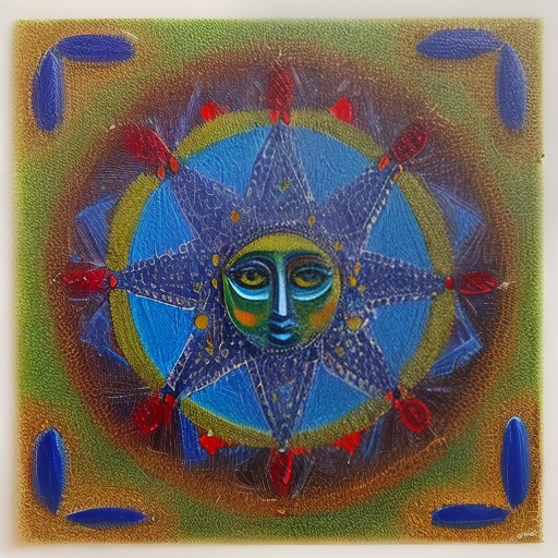 inanna goddess of love and war abstract art