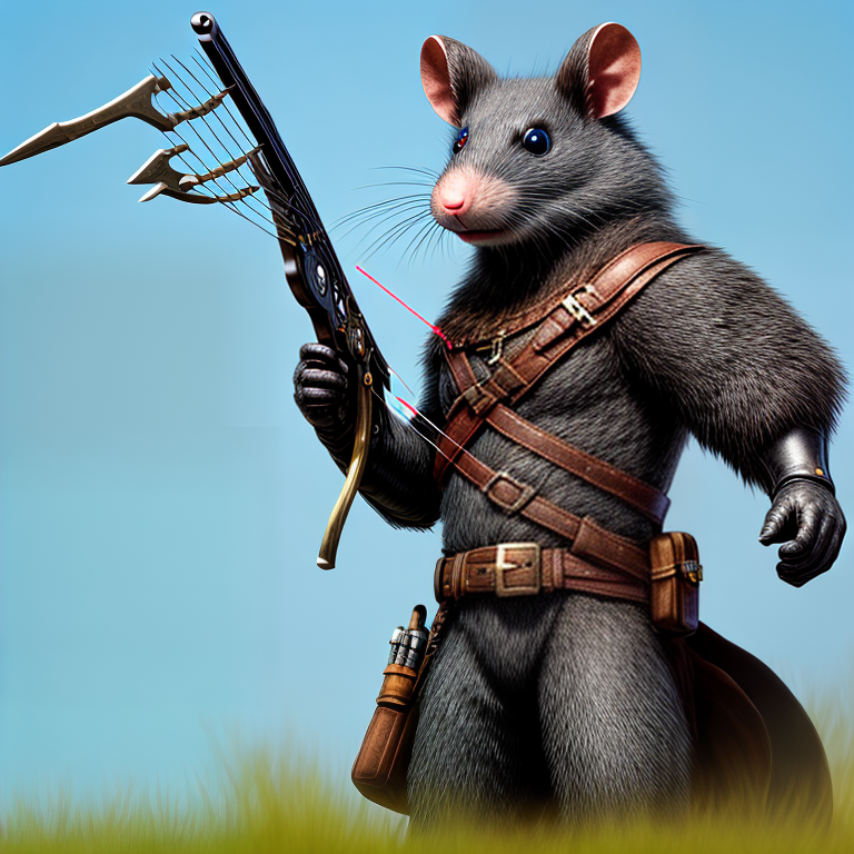 poisonous rat with a crossbow