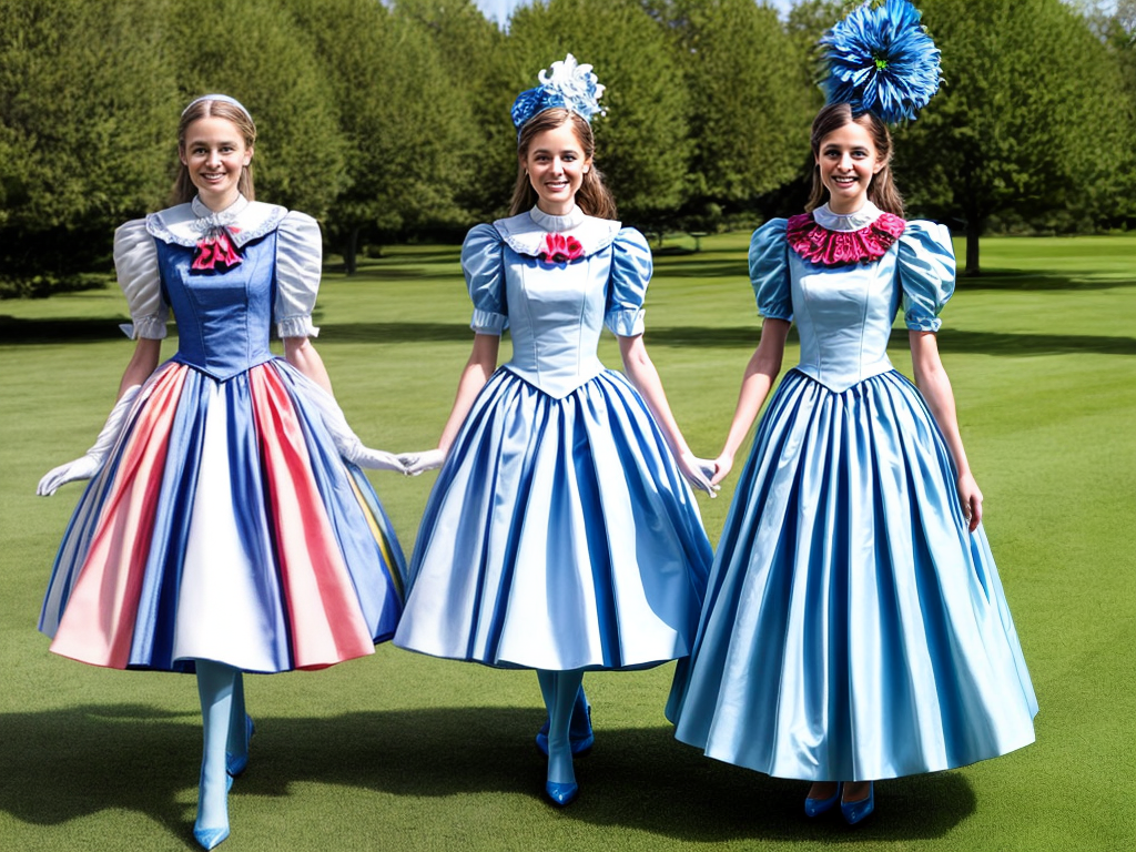 suit of card costumes marching alice inspired