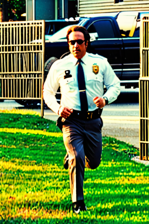 Jimmy falcone running from the cops