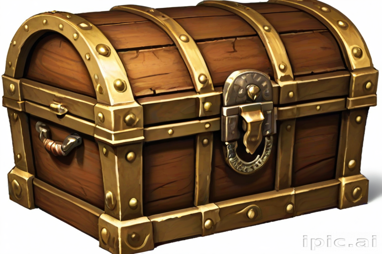 An Ornate Treasure Chest Full of Mystery and Hidden Riches Awaits
