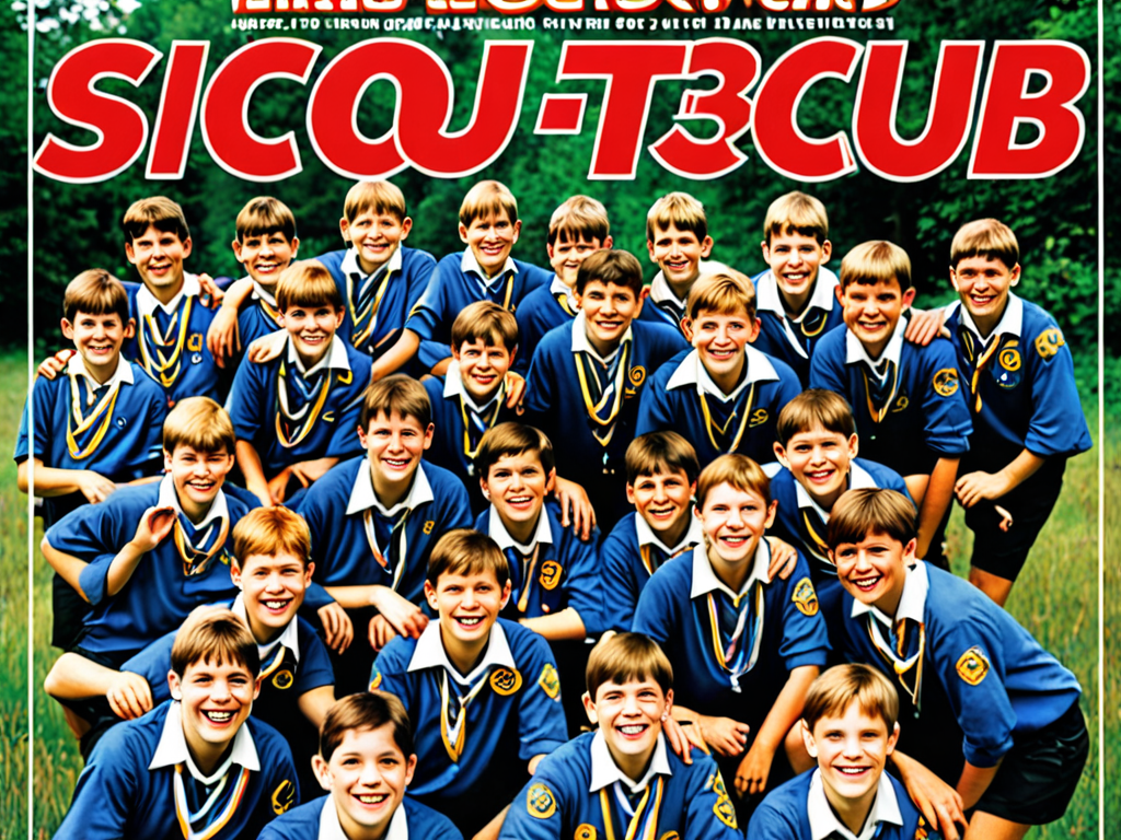 create an epic magazine cover for the scout club's sixtieth anniversary