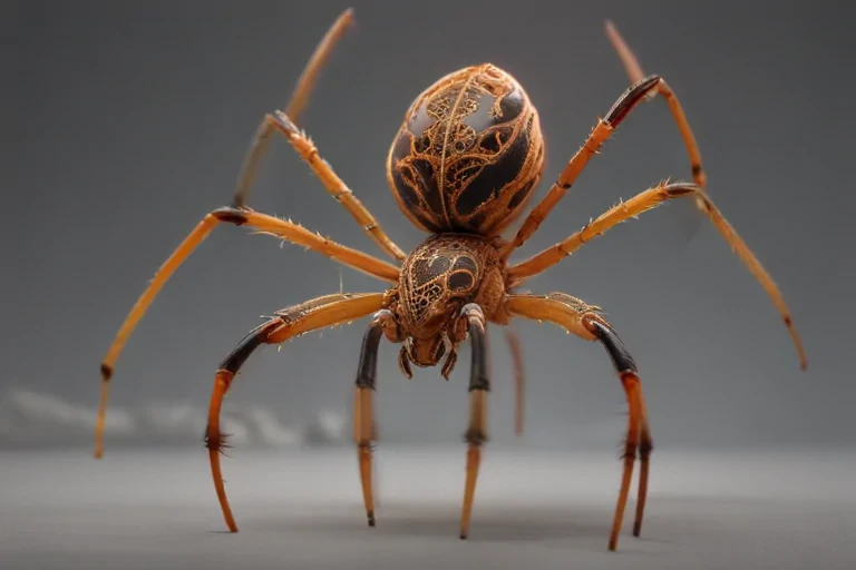 Intricate Close-Up of a Beautifully Patterned Spider in Stunning Detail