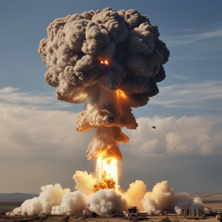 atomic bomb being dropped