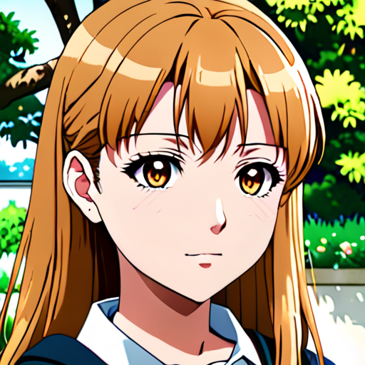 a student girl, anime style