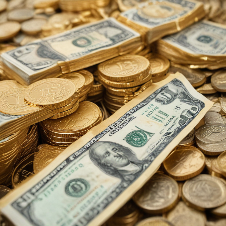gold and money