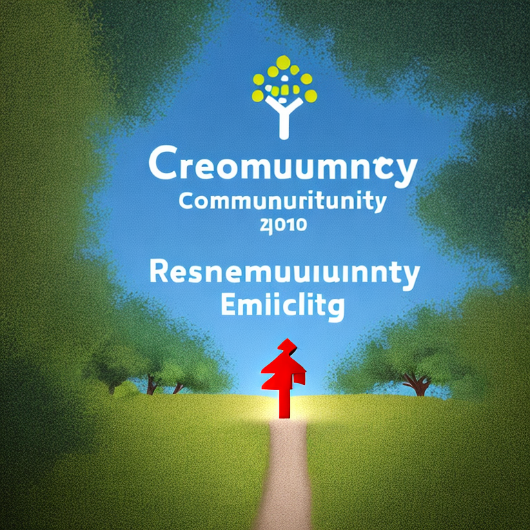 create a community resiliency consulting logo